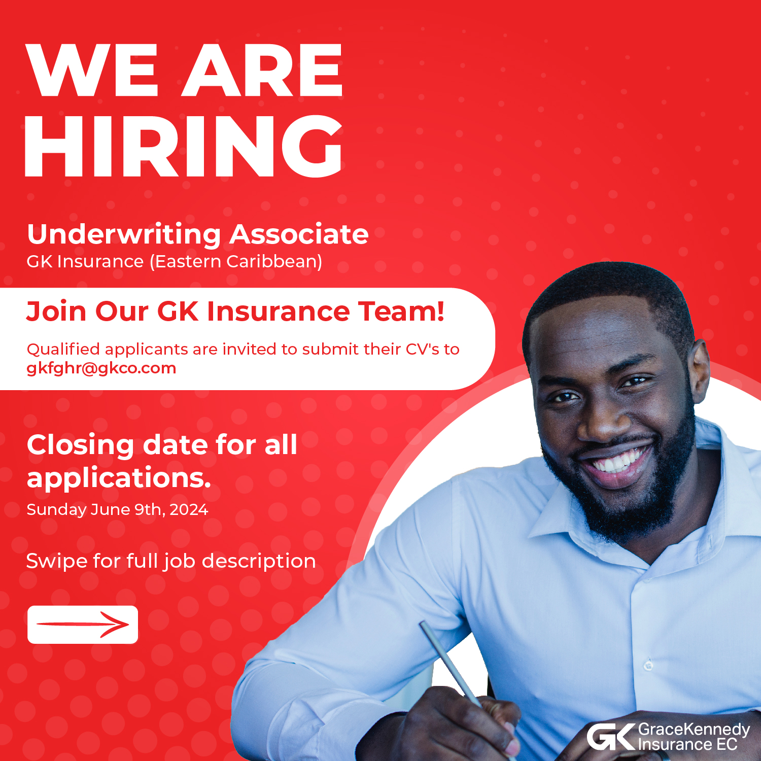 Underwriting Associate – Grace Kennedy Insurance (EC) Limited